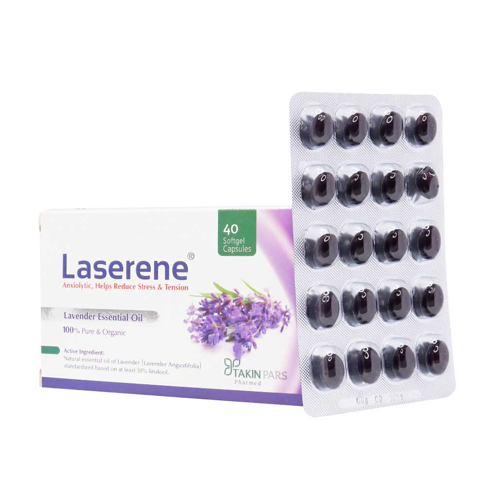 کپسول نرم ژلاتینی لاسرین تکین پارس فارمد 40 عدد | داروخانه فارماجان